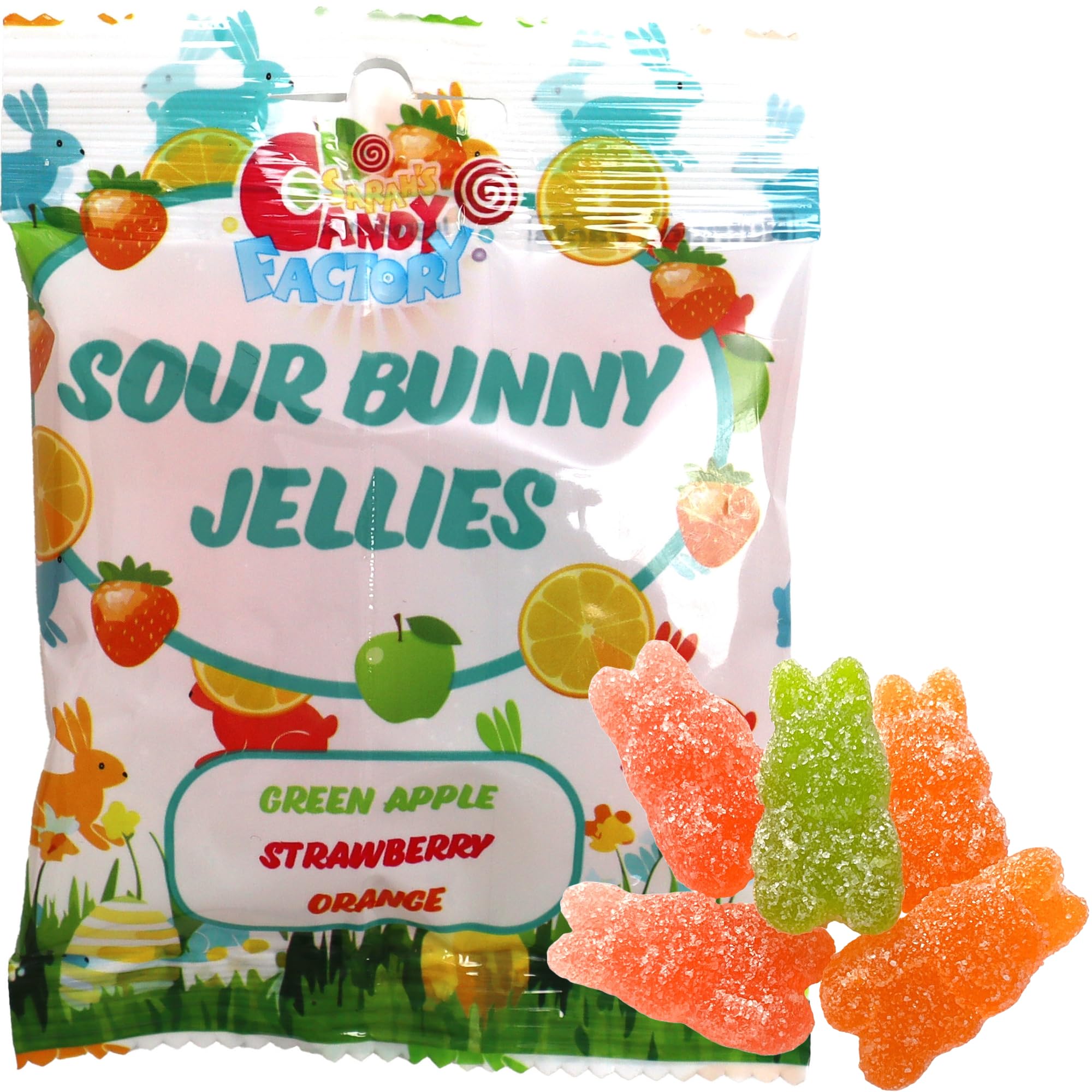 Sarah's Candy Factory Sour Bunny Gummies - Easter Mix