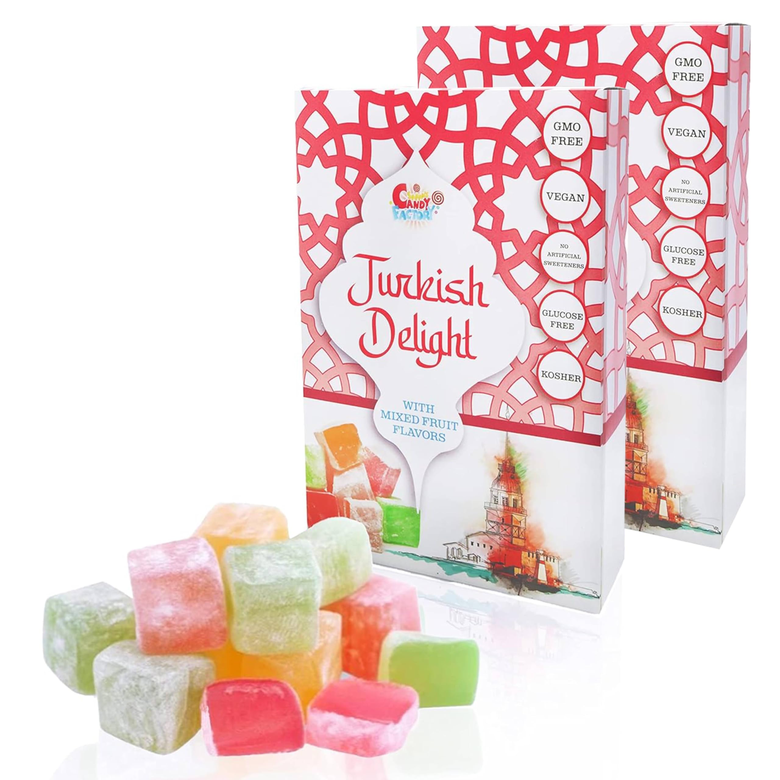 Sarah's Candy Factory Turkish Delight - Assorted Fruit Flavors