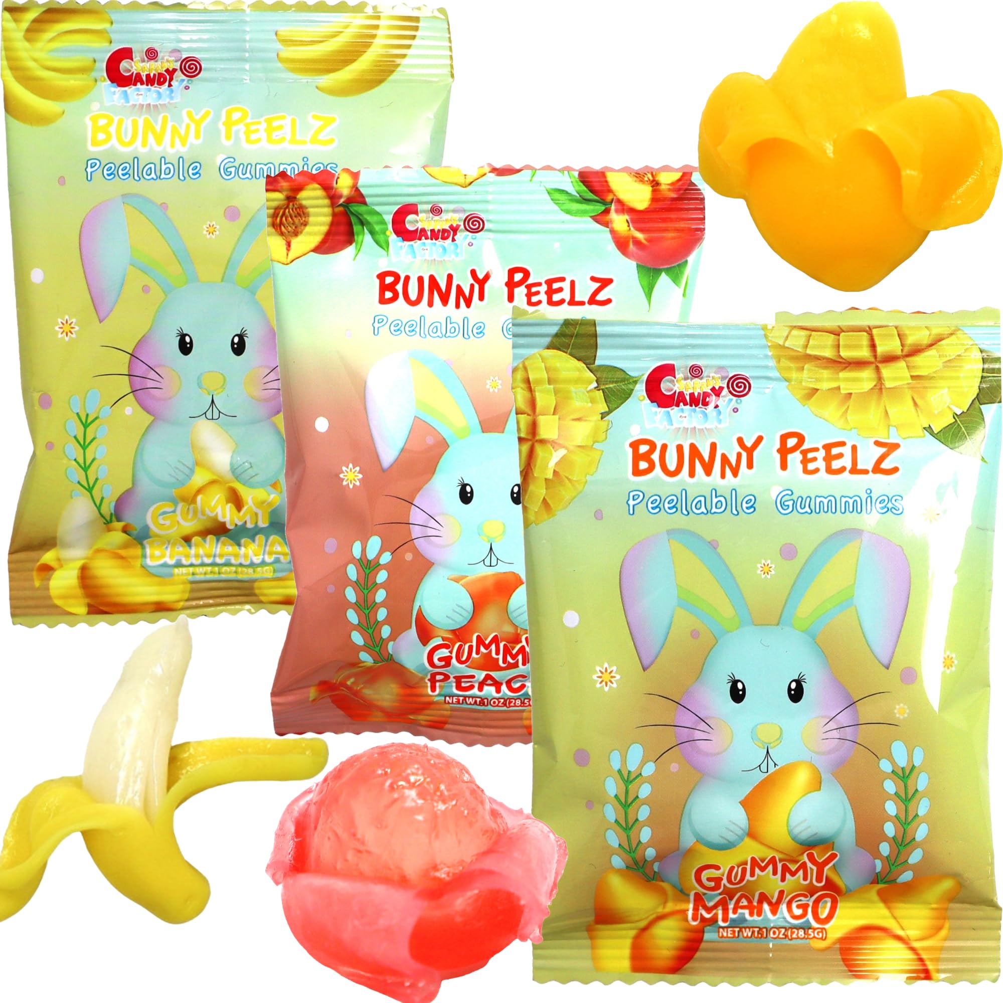 Sarah's Candy Factory Peelable Gummy Candy - 3 Flavors