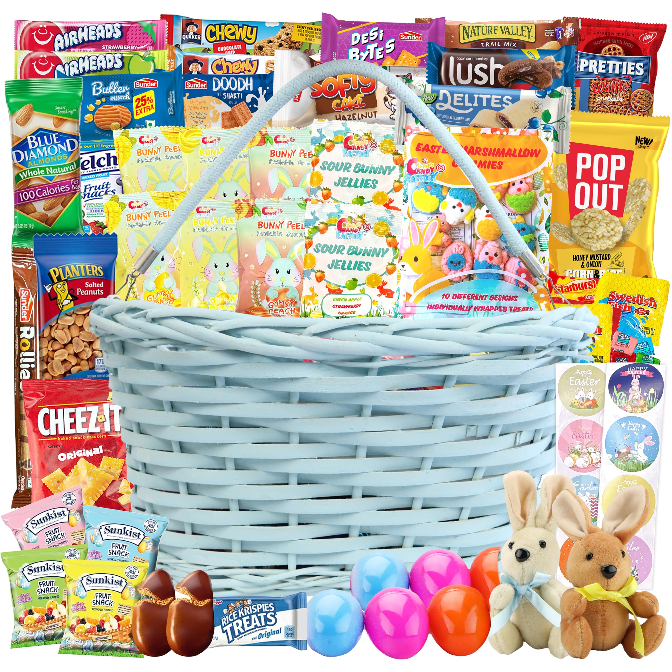 Easter Blue Willow Snack Basket Filled with Treats – Sarah's Candy Factory