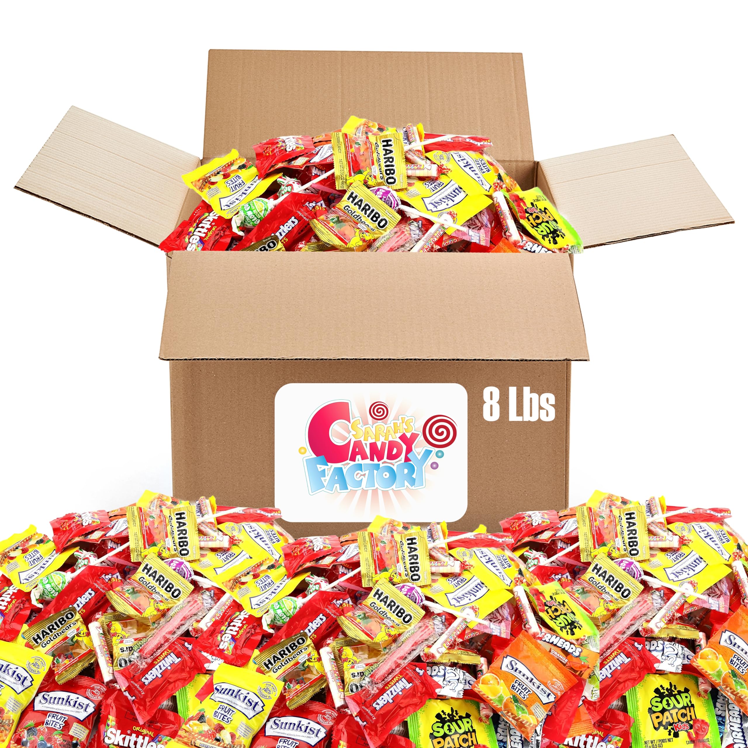 Sarah's Candy Factory 8 Lb Assorted Fruit Candy