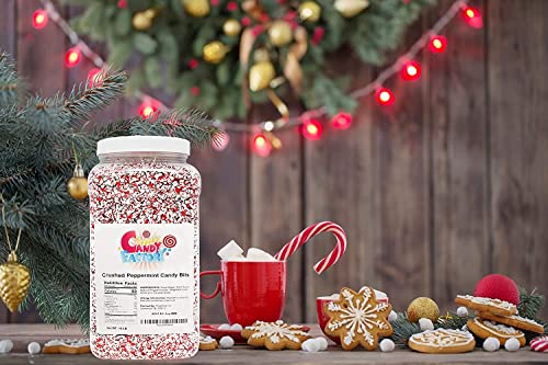 Crushed Peppermint Candy Pieces - 5 lbs Jar Perfect for Treats – Sarah ...