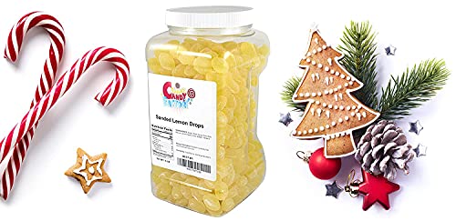 Sanded Lemon Drops - 6 Lbs | Sarah's Candy Factory